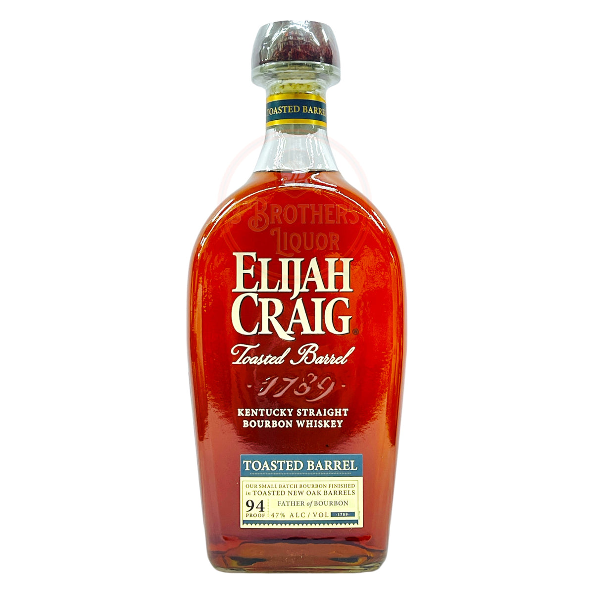 Elijah Craig 1789 Toasted Barrel Straight Bourbon Whiskey (94 Proof) – 3brothersliquor