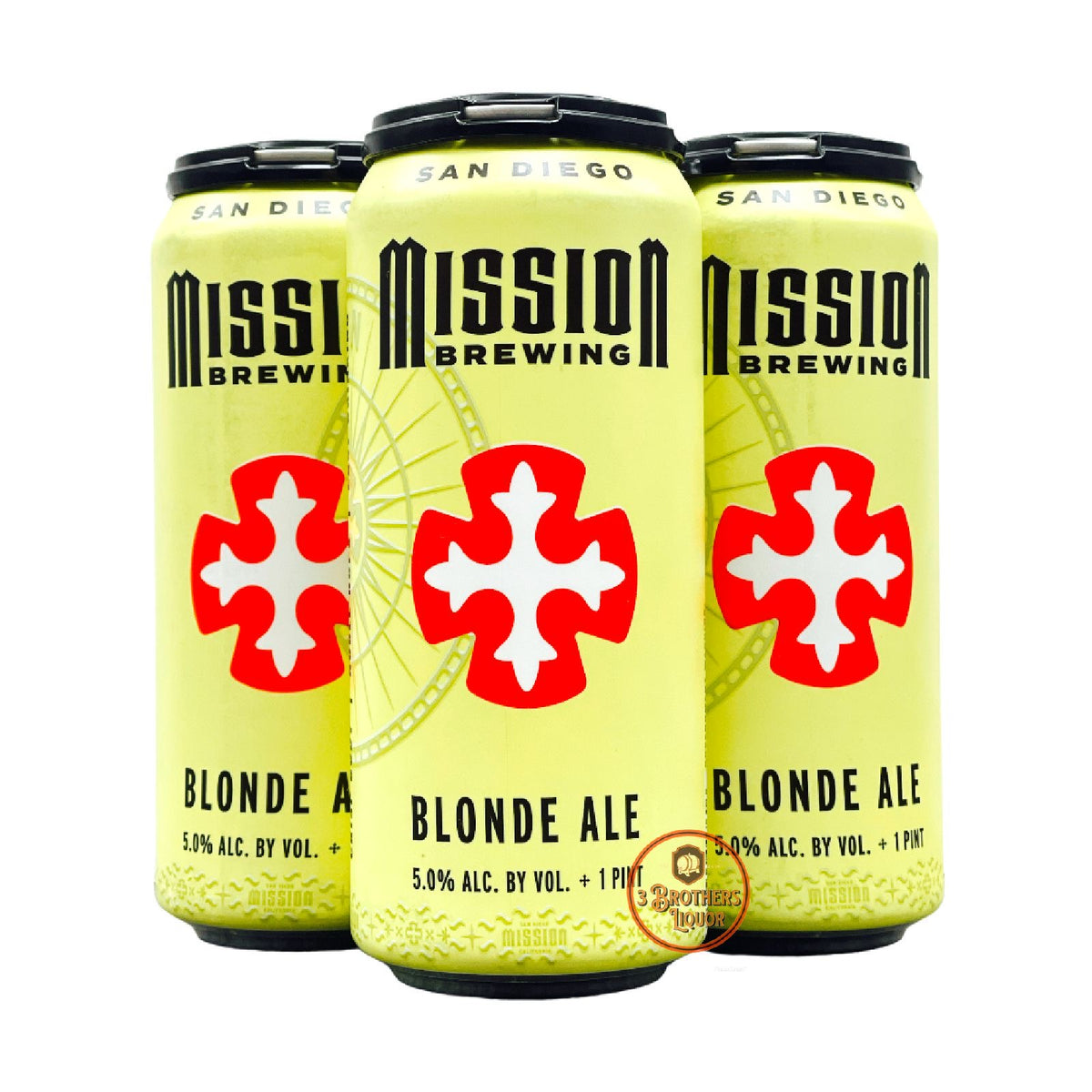 San Diego Mission Brewing Blonde Ale 4Pk Cans – 3brothersliquor