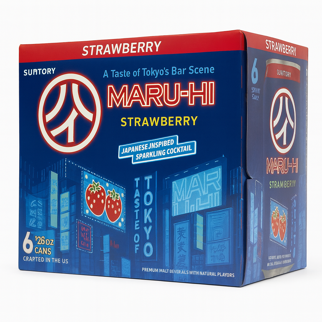 Suntory Maru-Hi Strawberry Japanese Style Cocktail 6Pk Cans ...
