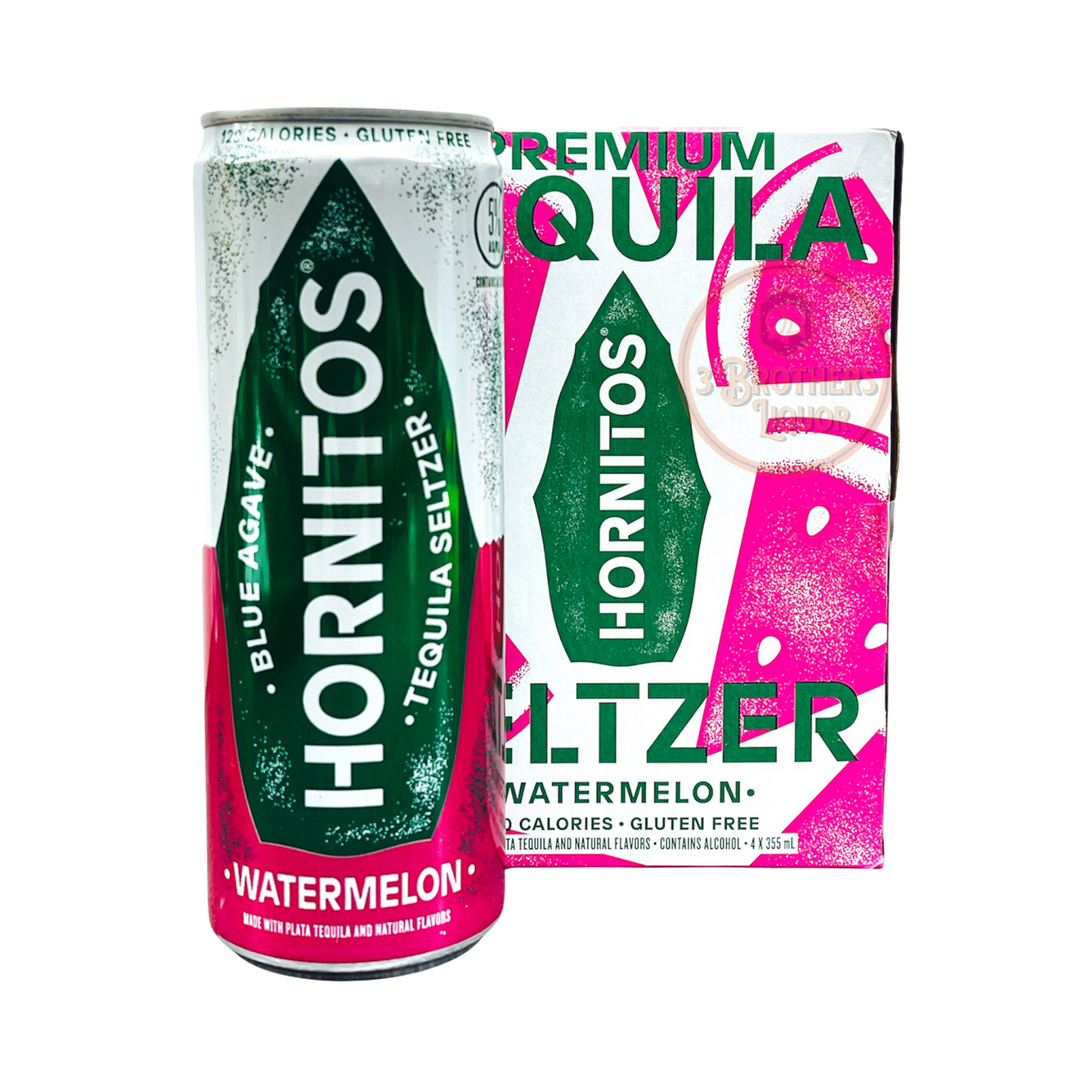 Hornitos Watermelon Tequila Seltzer 4Pk Cans – 3brothersliquor