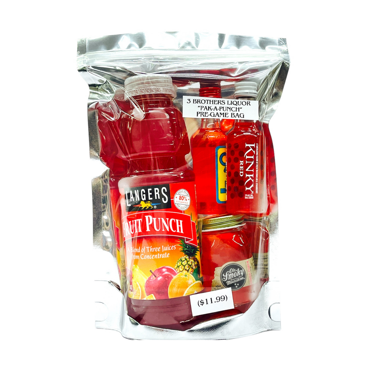 3 Brothers Liquor "Pak-A-Punch" Fruit Punch Cocktail In A Bag ...