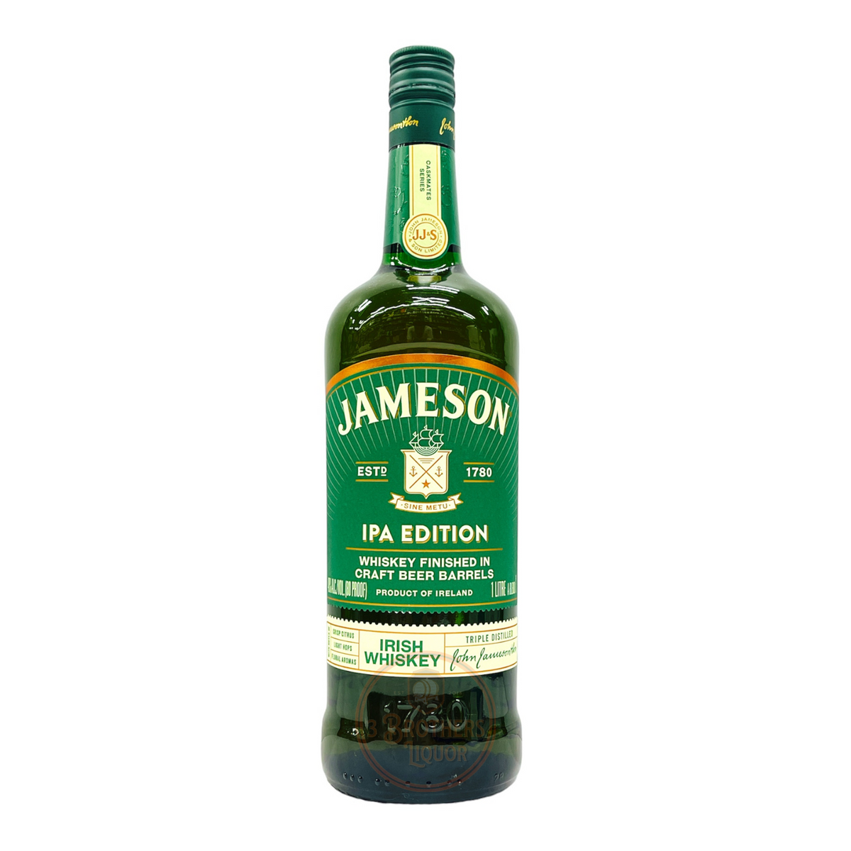 Jameson IPA Edition Irish Whiskey Finished In Craft Beer Barrels (1 Li ...