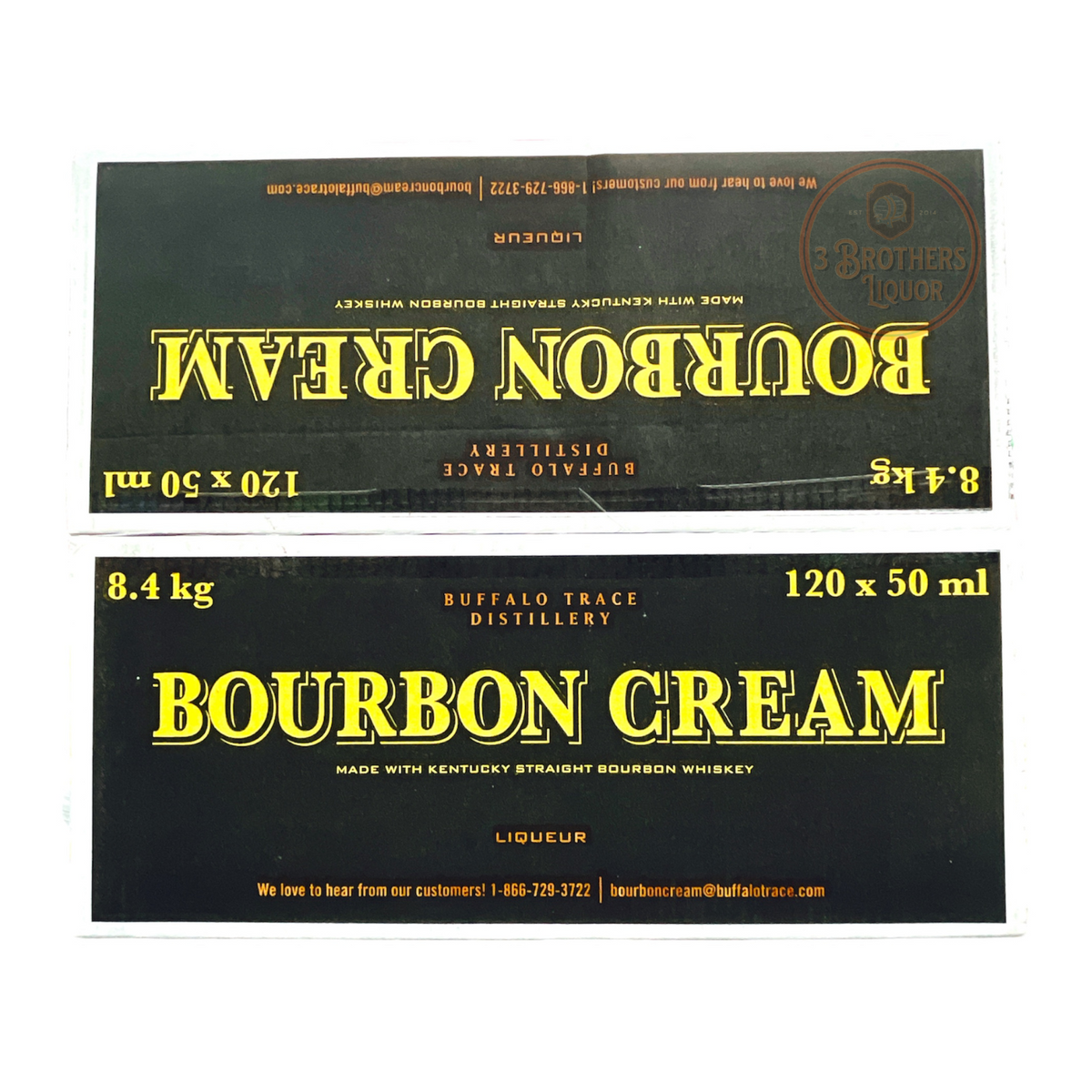 Buffalo Trace Bourbon Cream Liqueur Mini Shots (120 Of 50ML ...