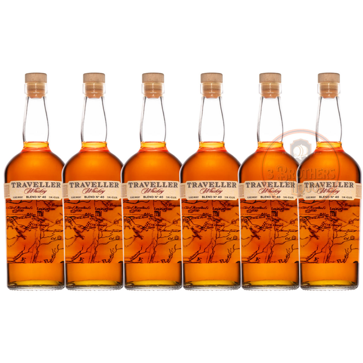 Traveller Straight Bourbon Whiskey By Chris Stapleton (Half Case 6 Bot ...