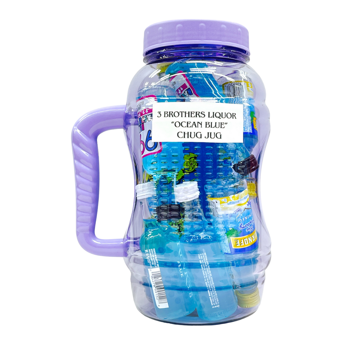 3 Brothers Liquor "Ocean Blue" Chug Jug Party Jug Alcohol Cocktail ...
