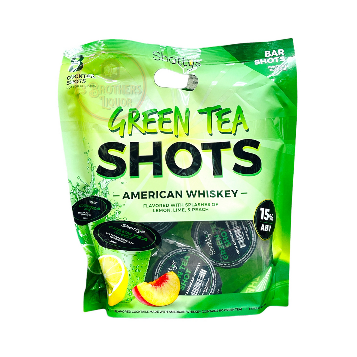 Shottys Gelatin Green Tea American Whiskey Gelatin Shots 8Pk ...