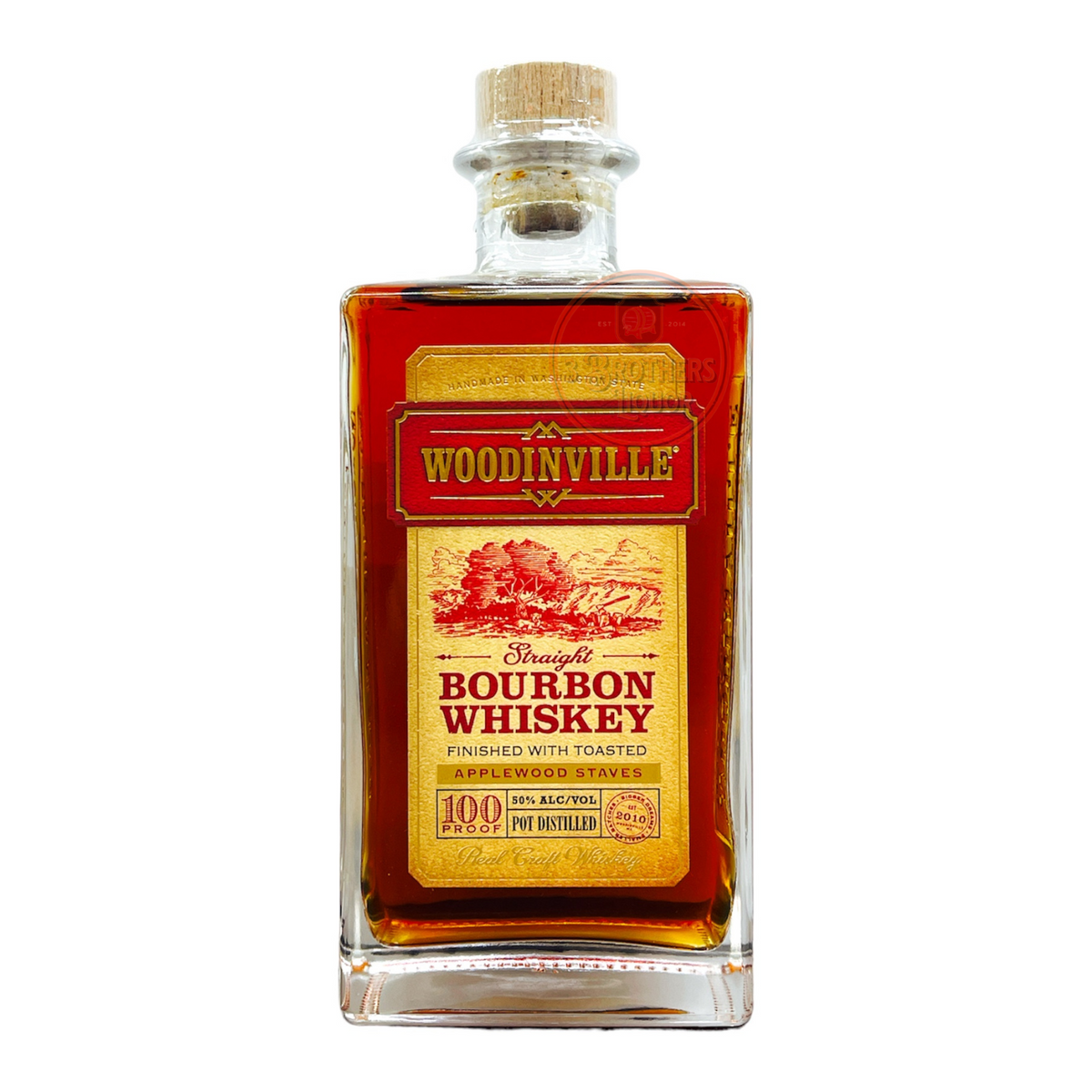 Woodinville Straight Bourbon Whiskey Applewood Staves Toasted ...