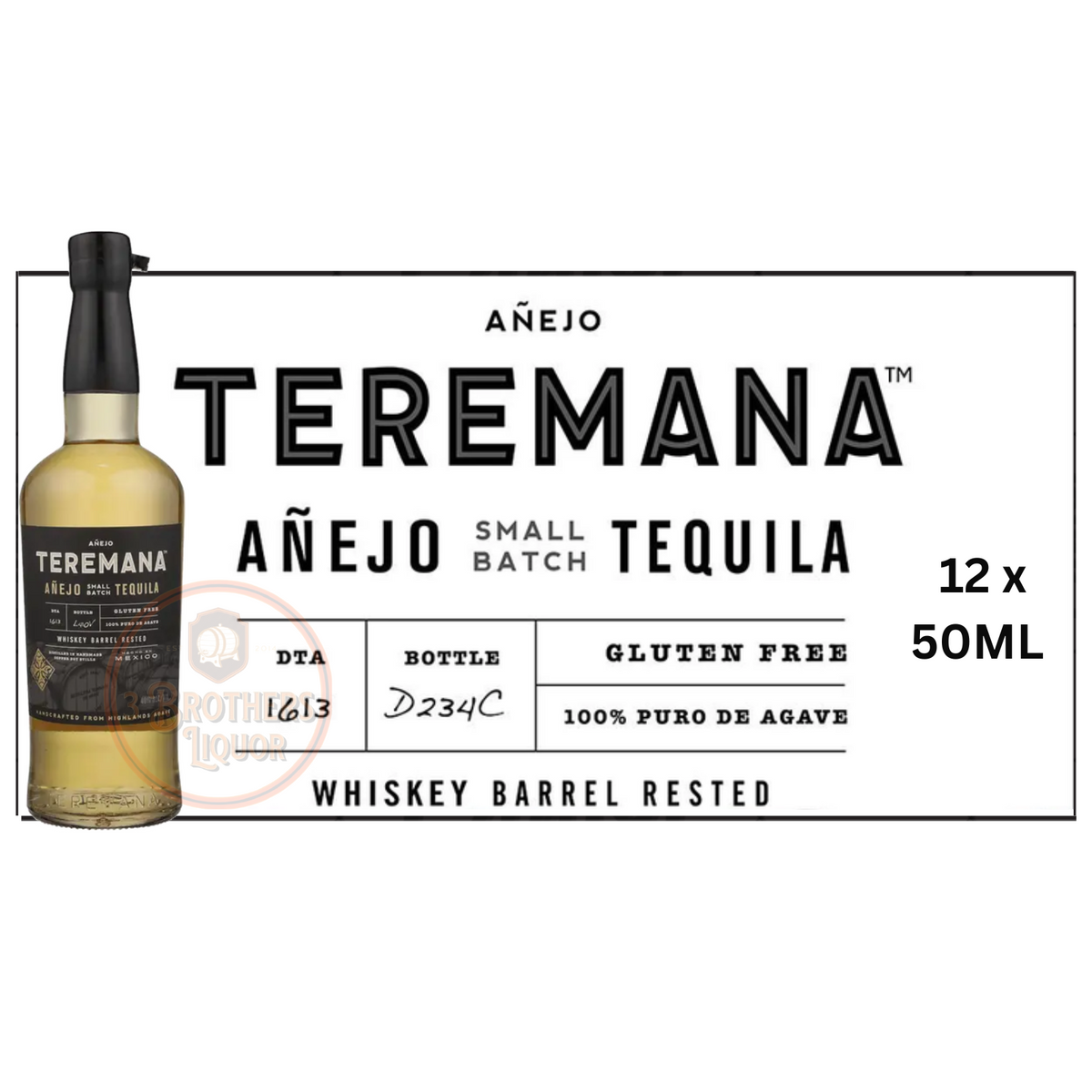 Termana Small Batch Anejo Tequila Mini Shots (12 Of 50ML) – 3brothersliquor