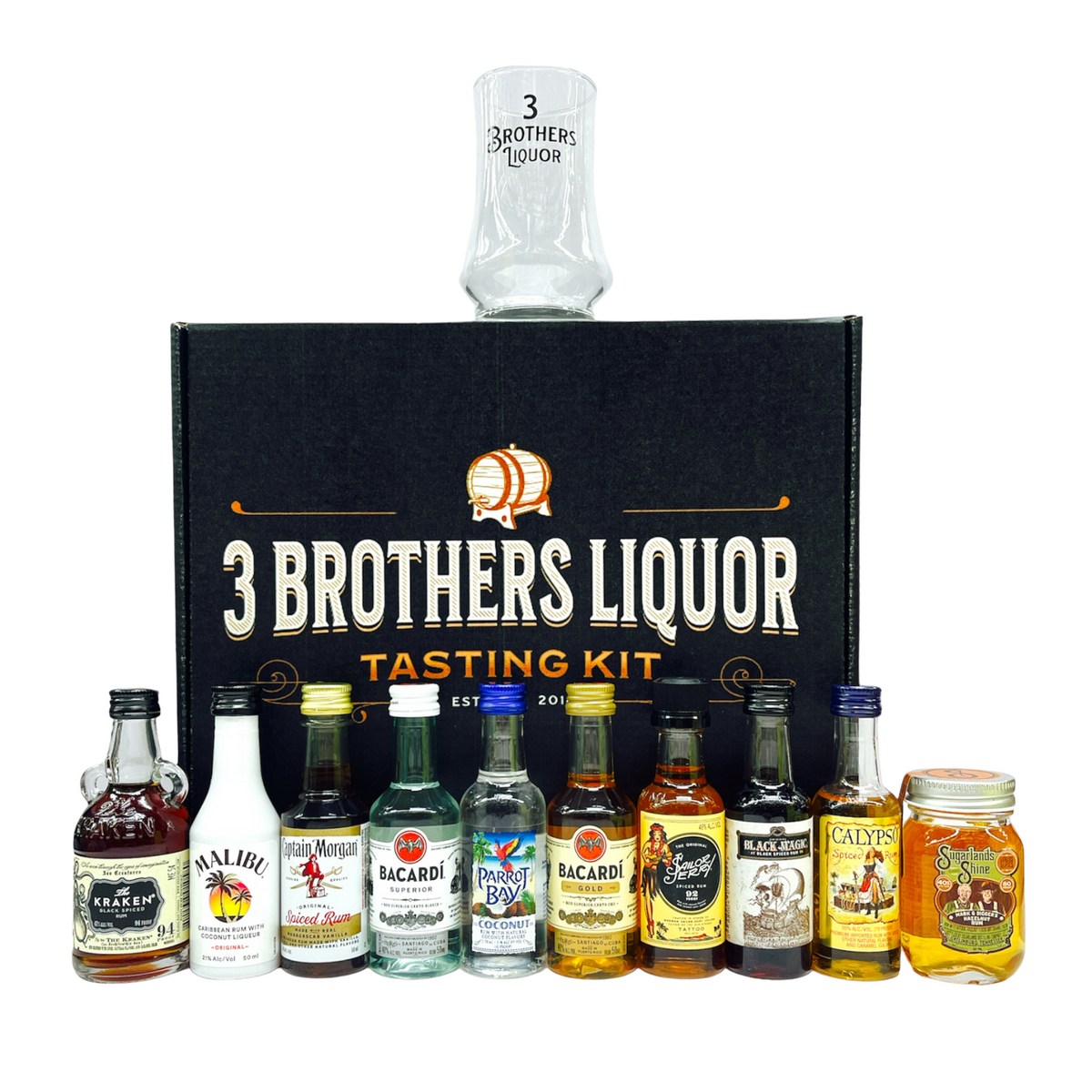 3 Brothers Liquor Rum Tasting Bundle Kit (10 Mini Shots) – 3brothersliquor