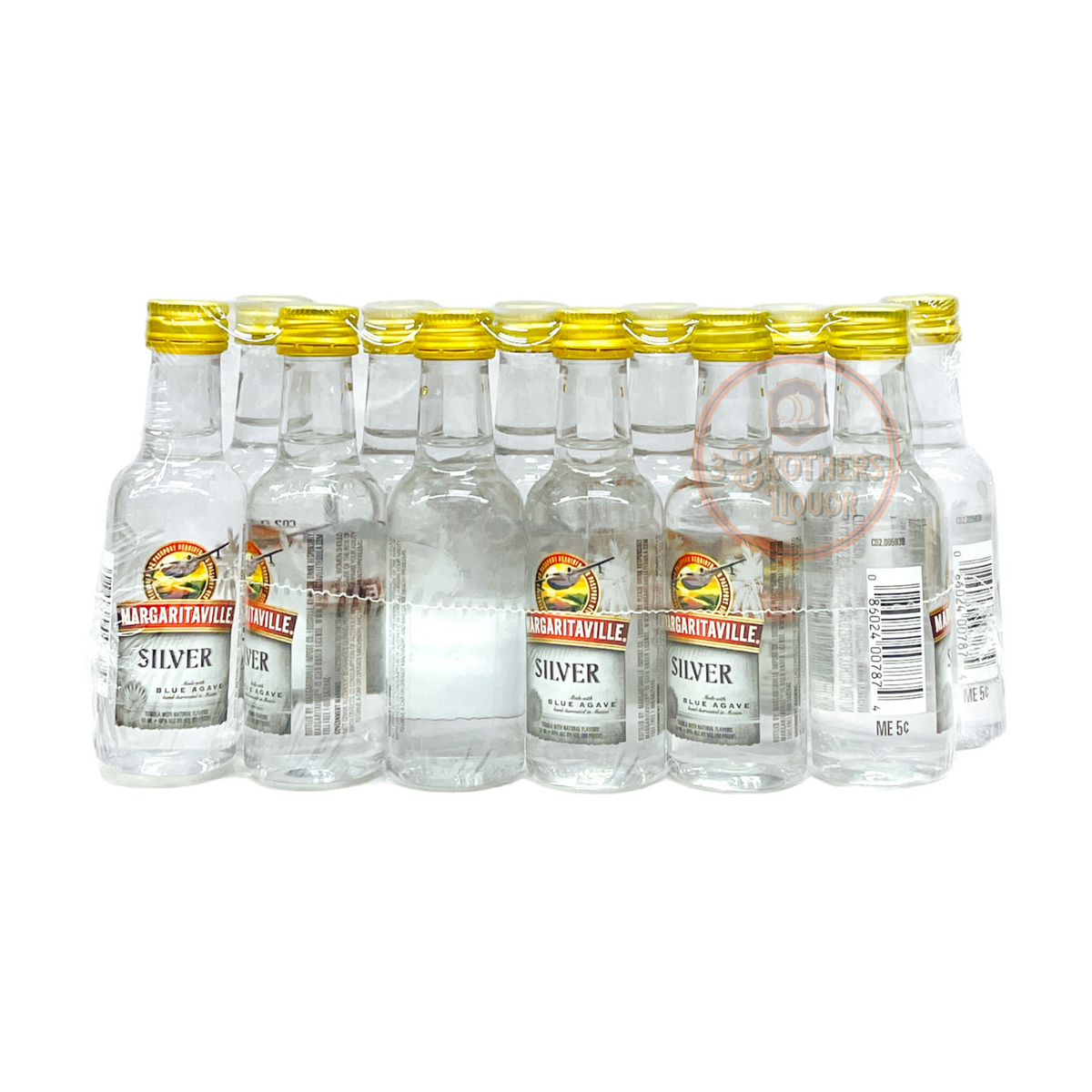 Margaritaville Silver Blue Agave Premium Tequila Mini Shots (12 Of 50M ...