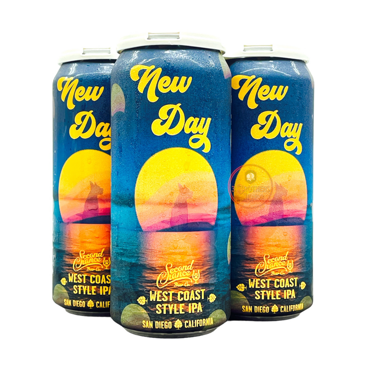 Second Chance New Day West Coast Style IPA 6Pk Cans – 3brothersliquor