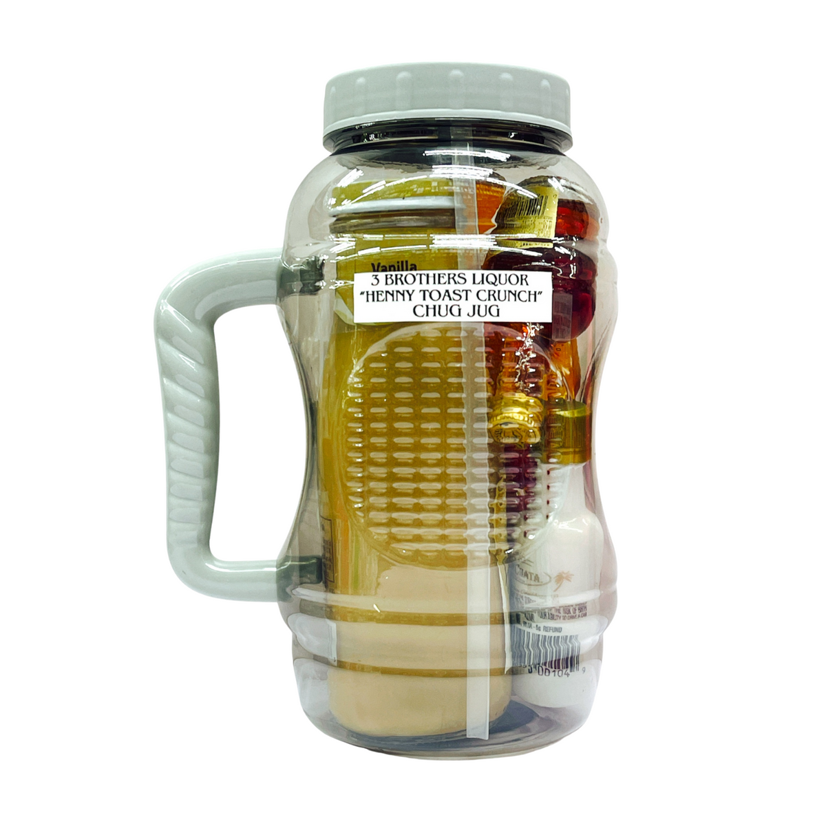3 Brothers Liquor "Hennessy Toast Crunch" Chug Jug Party Jug Alcohol C ...
