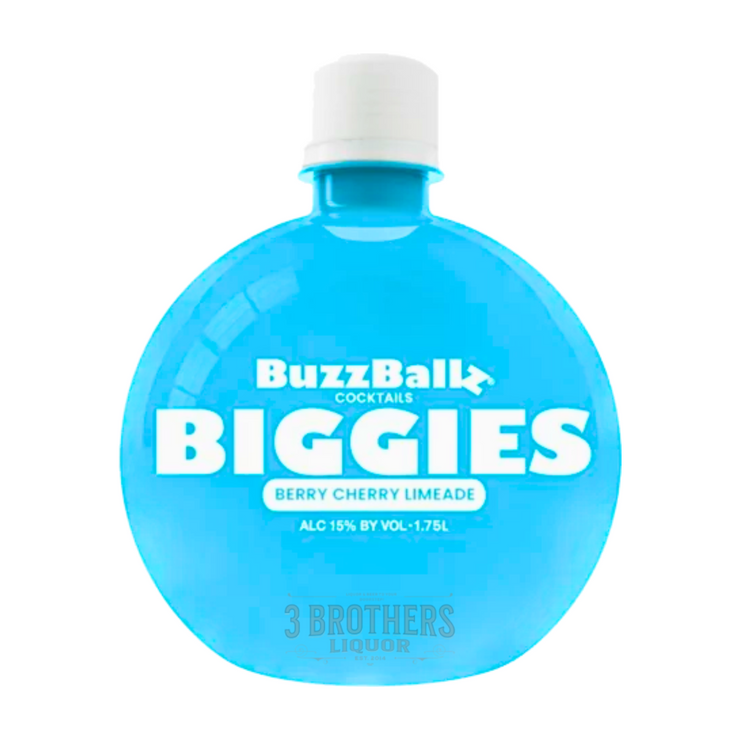 Buzzballz Biggies Berry Cherry Limeade Blue Buzzball Cocktails 1.75L ...
