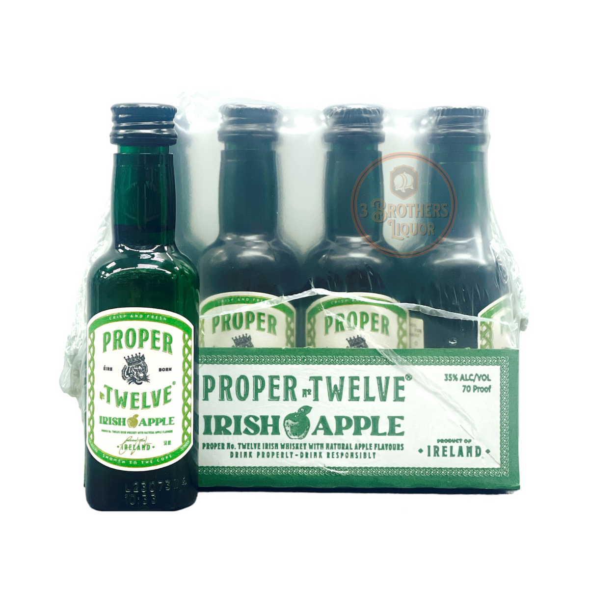 Proper Twelve Irish Apple Irish Whiskey Mini Shots (12 Of 50ML ...