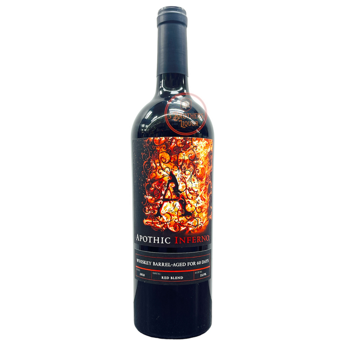Apothic Inferno Whiskey Barrel-Aged Red Blend Red Wine – 3brothersliquor