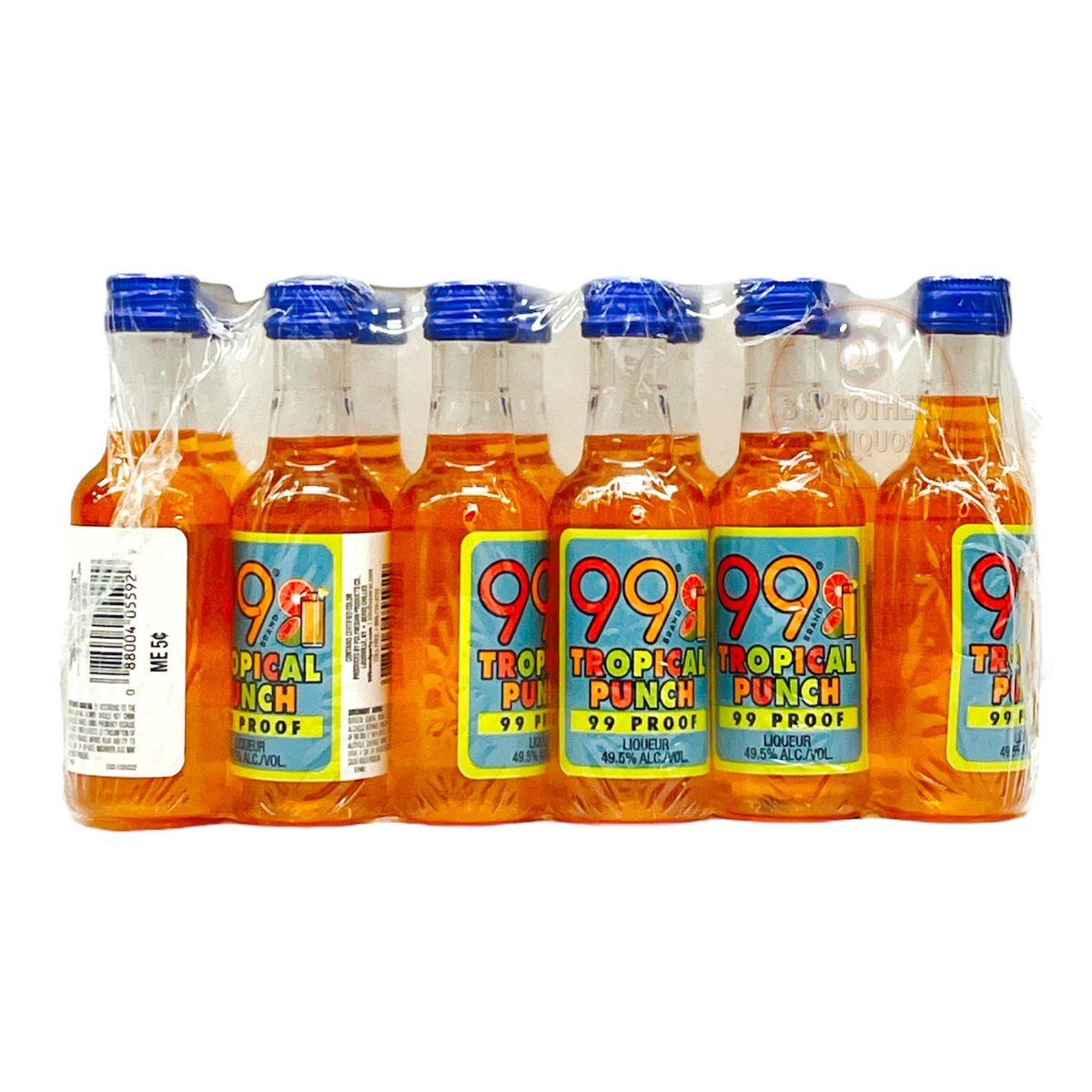 99 Brand Tropical Punch Flavored Liqueur Miniature Shots (12 Of 50ML ...