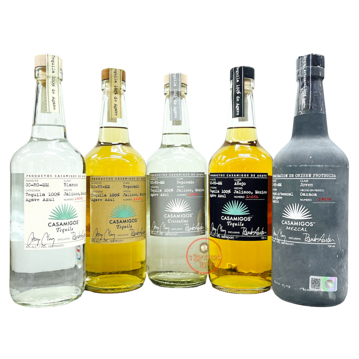Casamigos Tequila 5Pk Bottle Bundle – 3brothersliquor