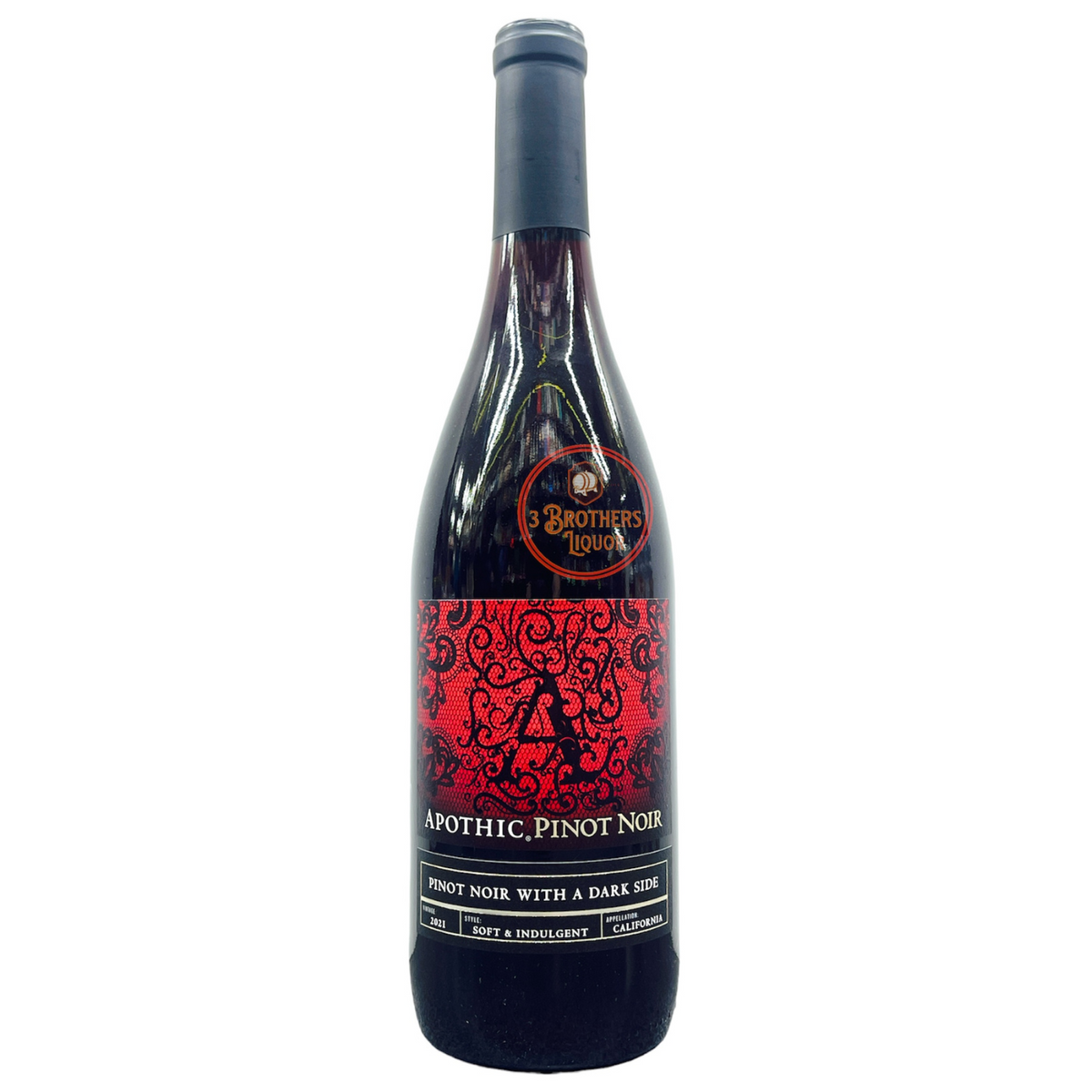 Apothic Pinot Noir With A Dark Side Red Wine – 3brothersliquor