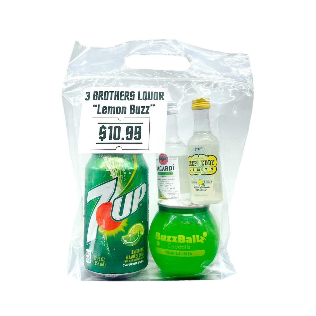 3 Brothers Liquor "Lemon Buzz" Cocktail In A Bag – 3brothersliquor