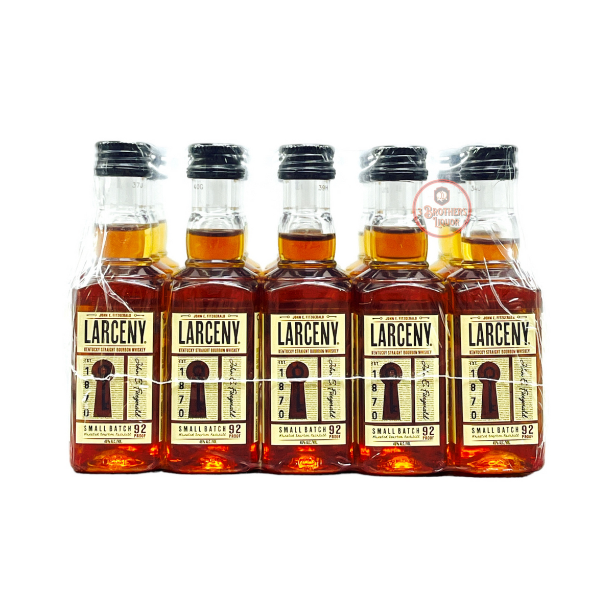 Larceny Small Batch Kentucky Bourbon Whiskey Mini Shots (15 Of 50ML ...