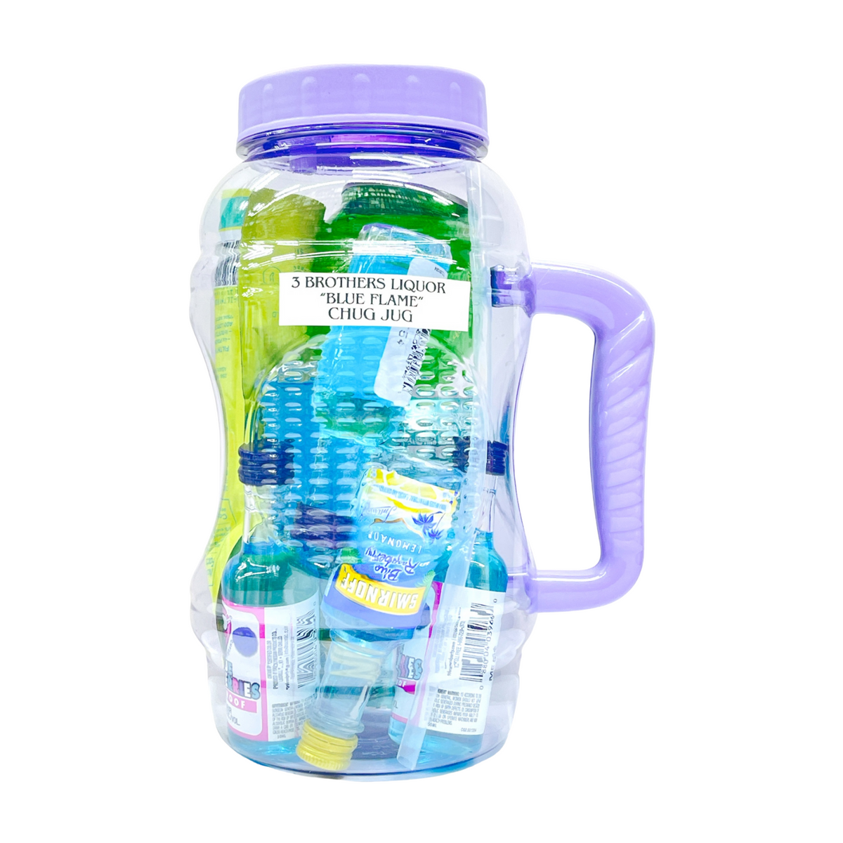 3 Brothers Liquor "Blue Flame" Chug Jug Alcohol Cocktail Party Chug ...