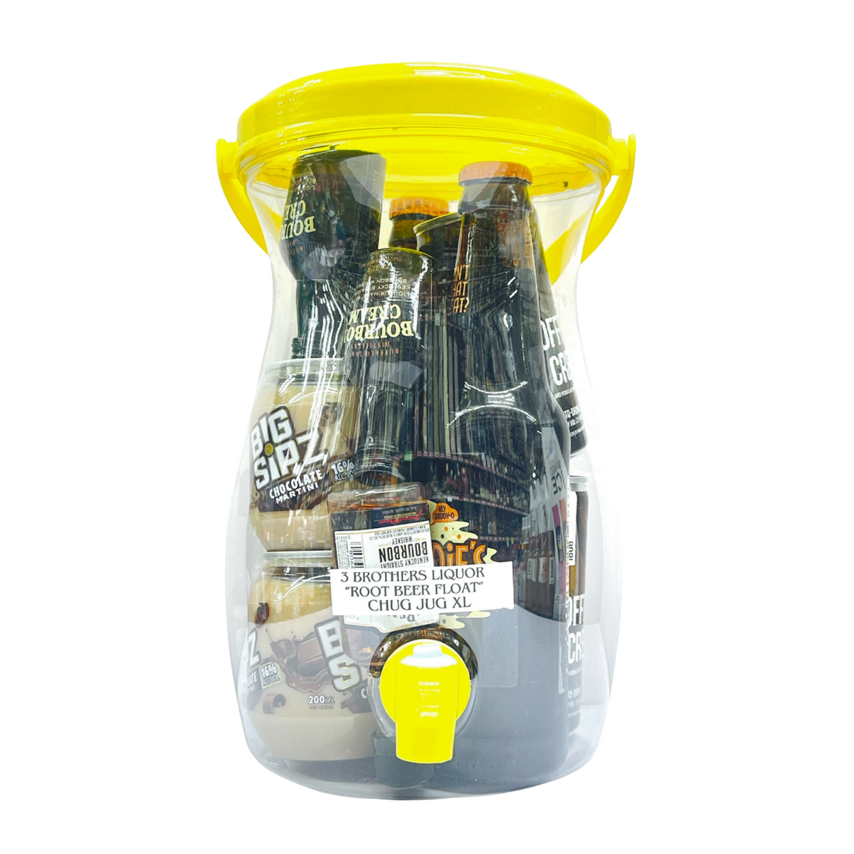 3 Brothers Liquor "Root Beer Float" Chug Jug XL Alcohol Cocktail Party ...