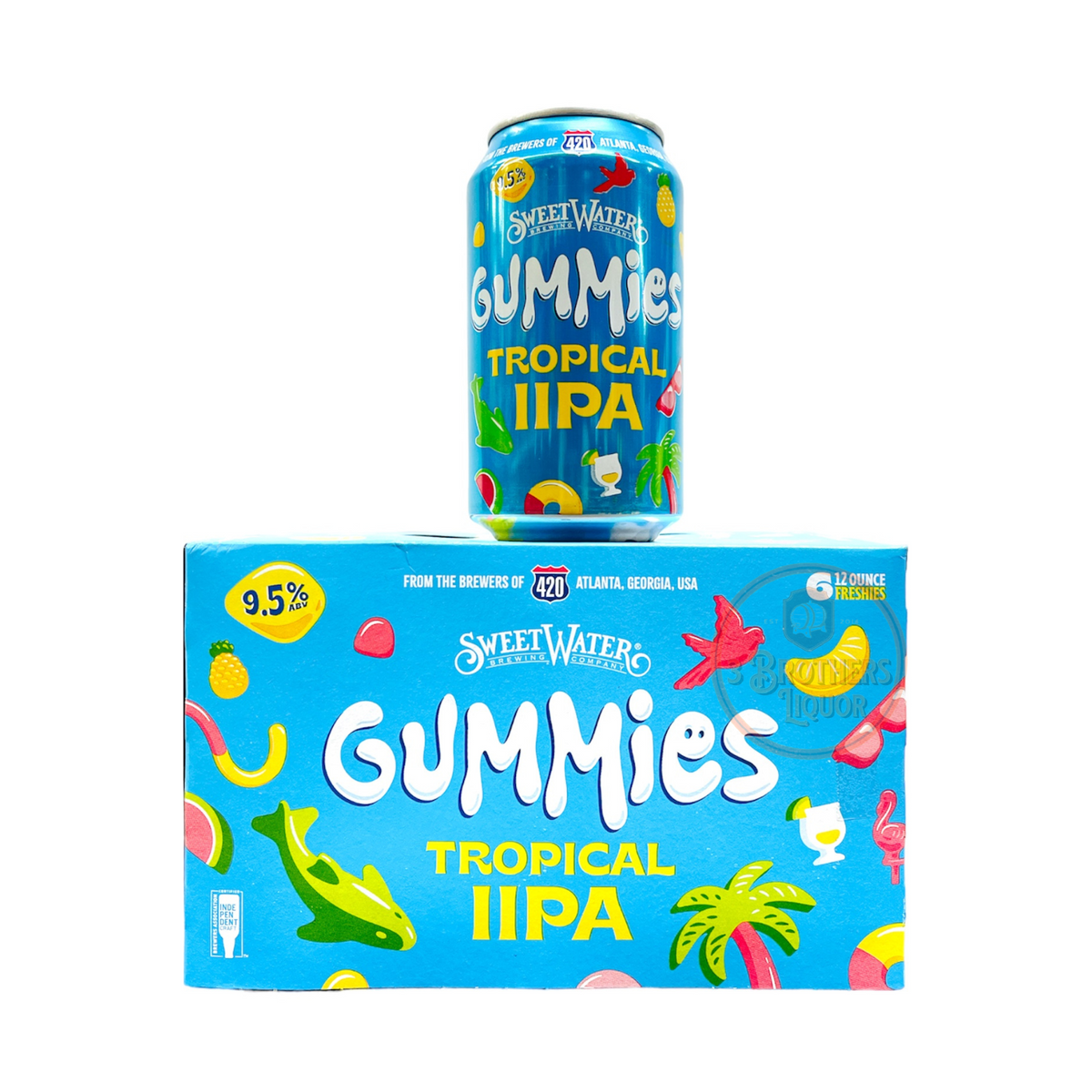 Sweet Water Brewing Gummies Tropical IPA 6Pk Cans – 3brothersliquor