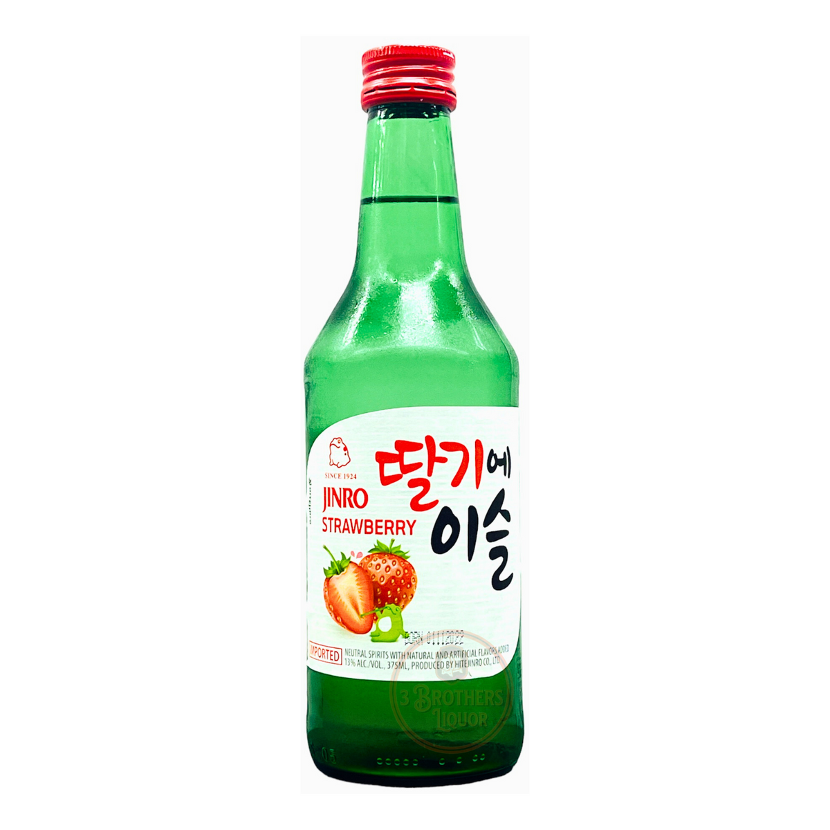 Jinro Strawberry Soju (375ML) – 3brothersliquor