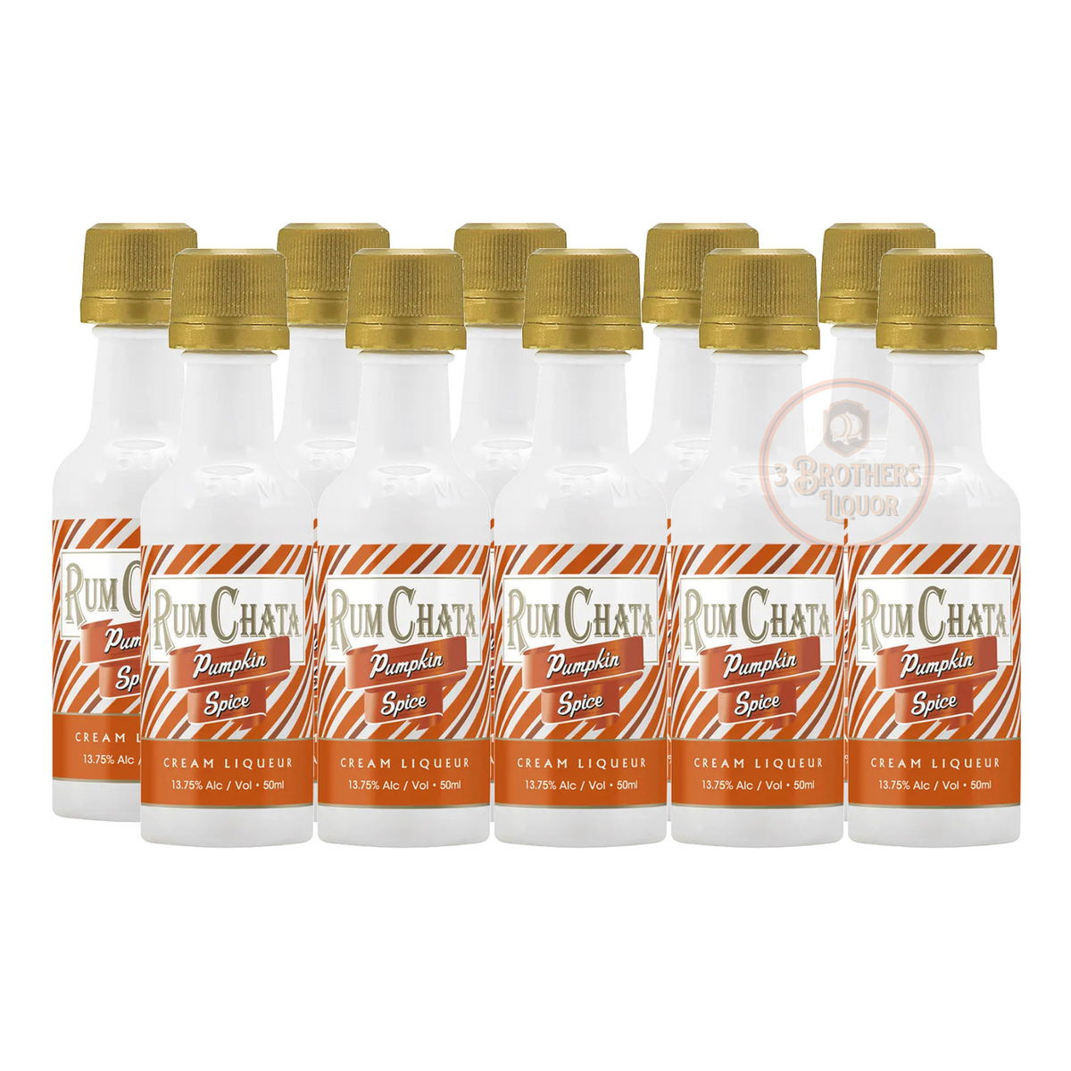 RumChata Pumpkin Spice Liqueur Mini Shots Nips (10 Of 50ML ...