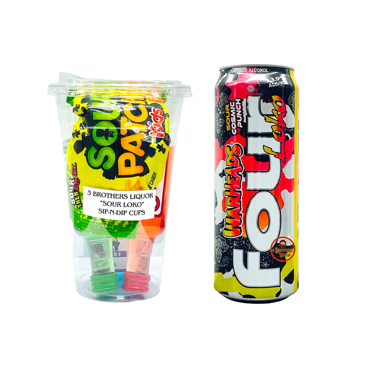 3 Brothers Liquor Pre-Game Cups "Sour Loco" Cocktail Mix – 3brothersliquor