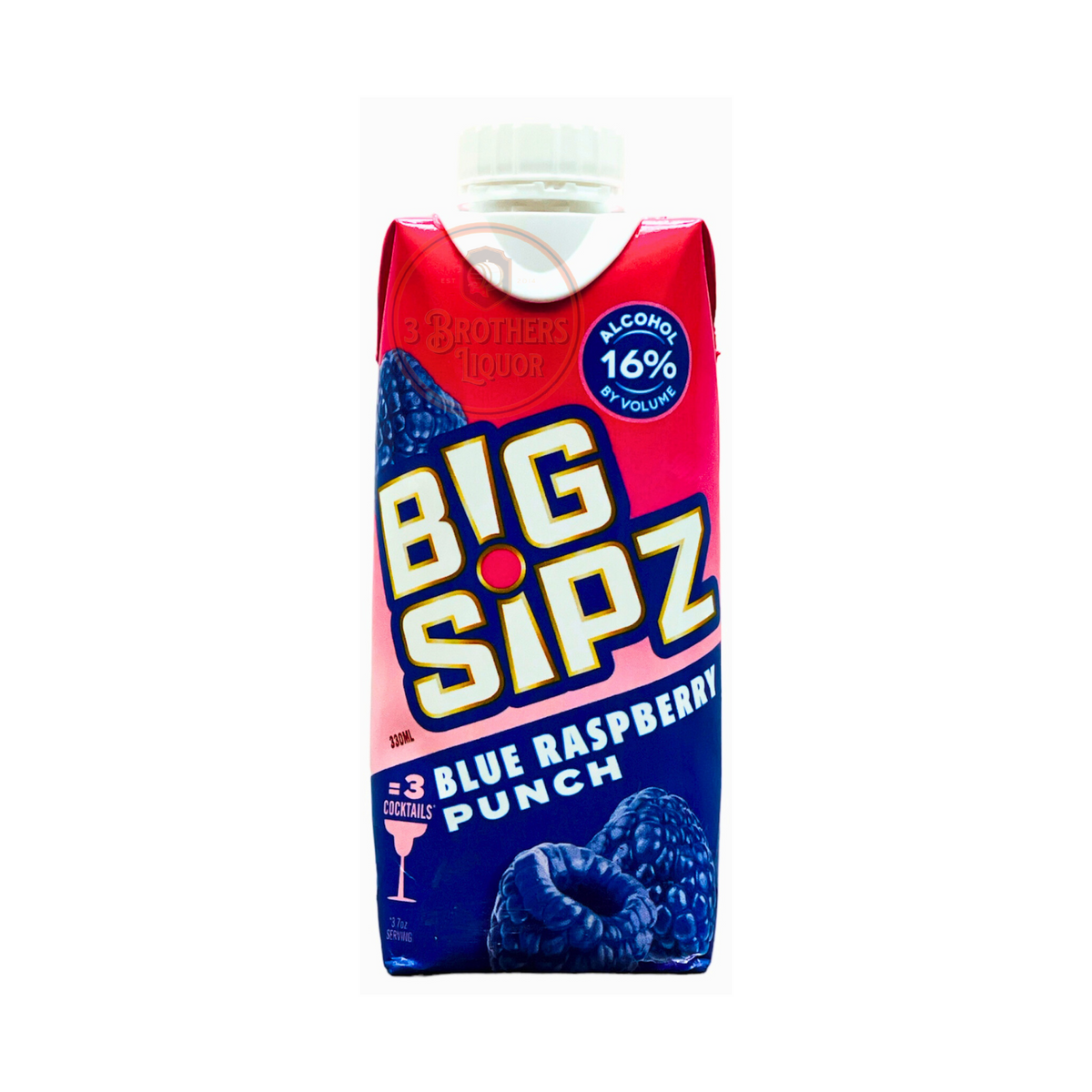 Big Sipz Blue Raspberry Punch Malt Beverage – 3brothersliquor