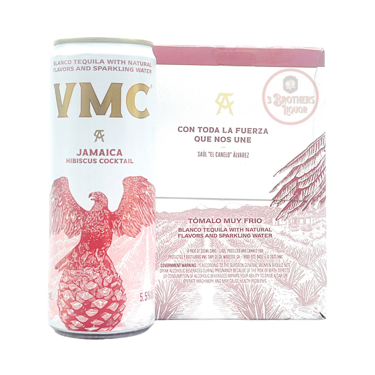 VMC Jamaica Hibiscus Cocktail 4Pk Cans Drink By Canelo Alvarez ...