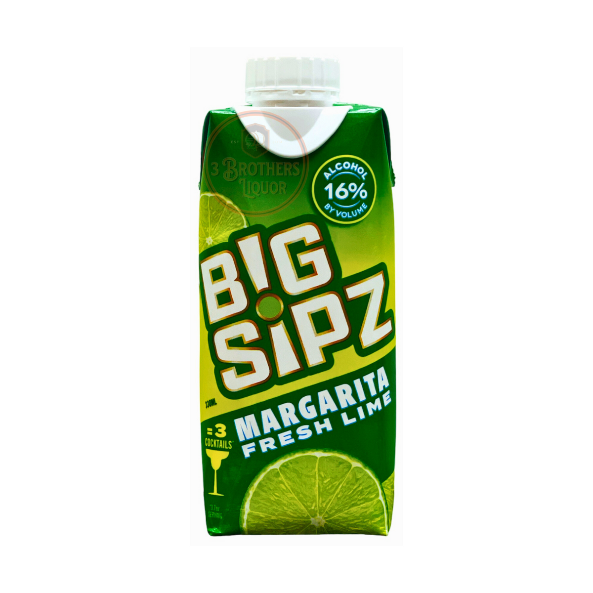Big Sipz Margarita Fresh Lime Malt Beverage – 3brothersliquor
