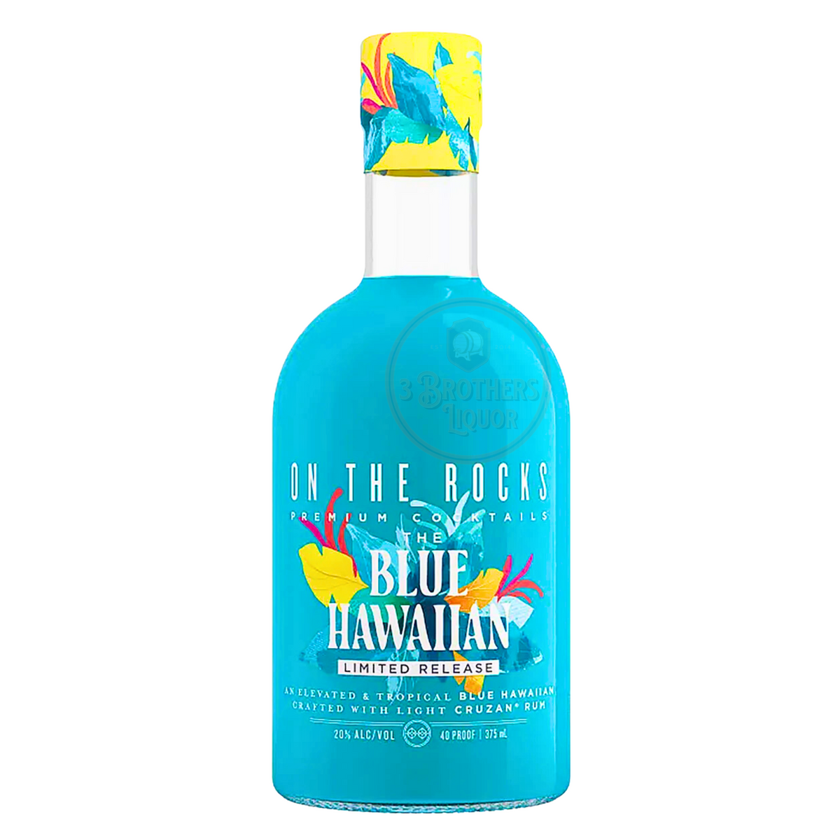 On The Rocks The Blue Hawaiian Premium Cocktail (375ML) – 3brothersliquor