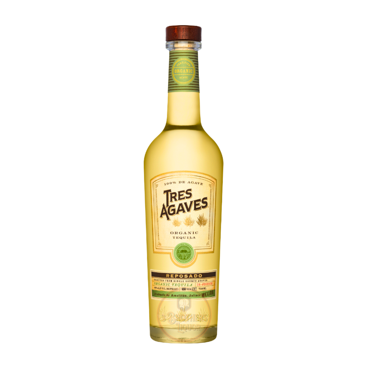 Tres Agaves Reposado Organic Tequila – 3brothersliquor