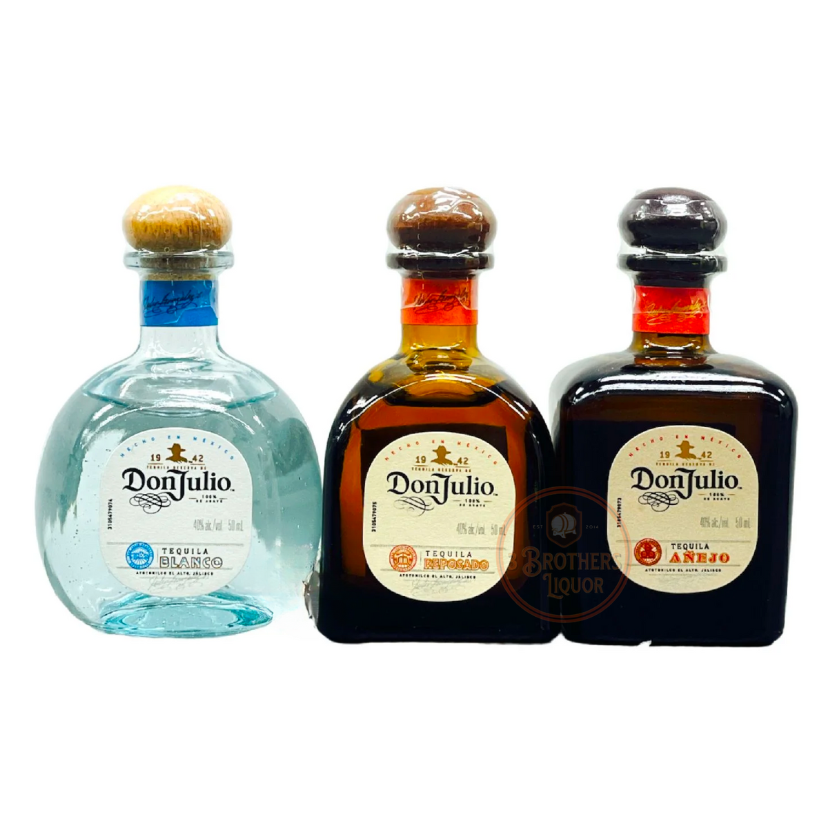 Don Julio Tequila 50ML Shots 3PK Tasting Bundle – 3brothersliquor