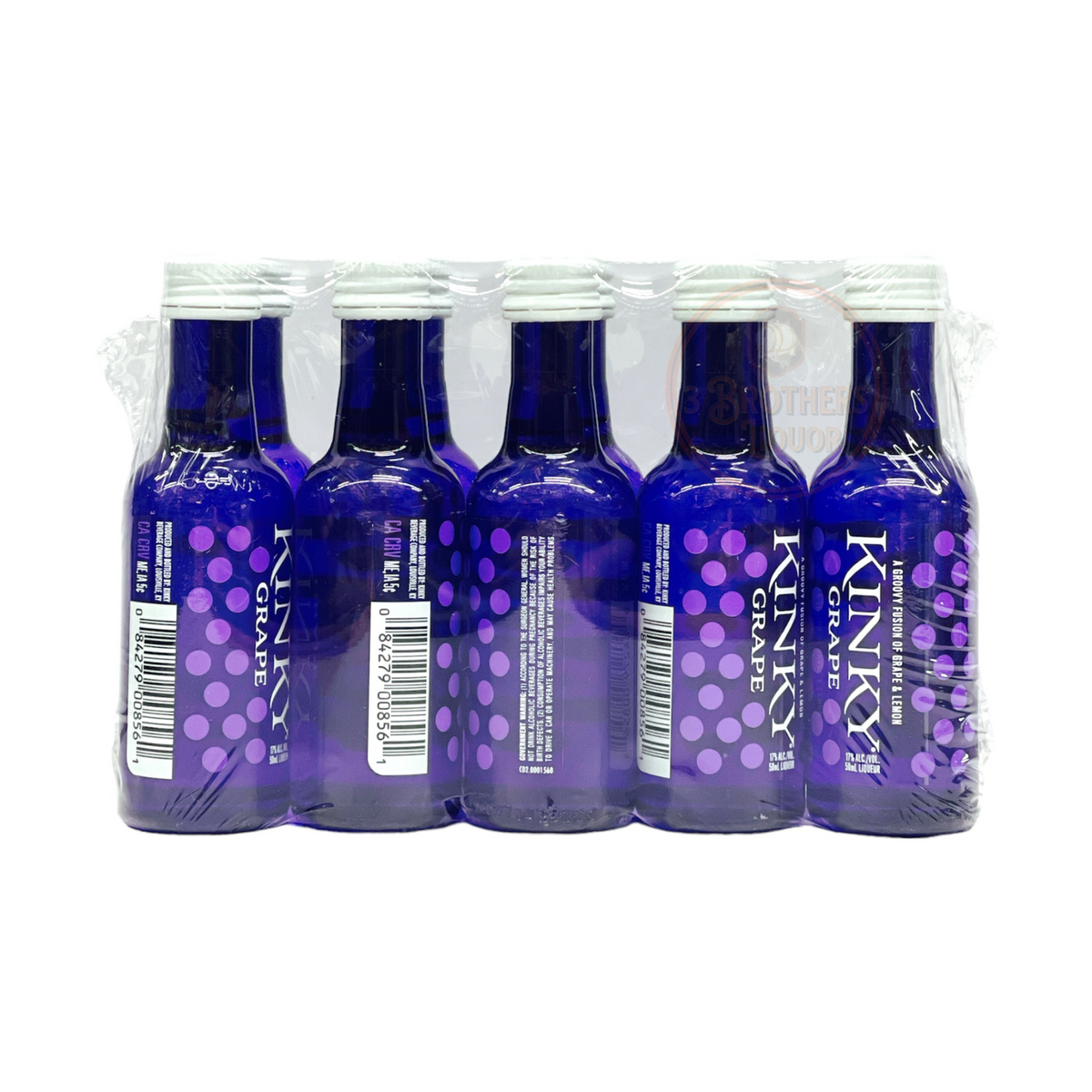 Kinky Grape Liqueur Miniature Shots (10 Of 50ML) – 3brothersliquor