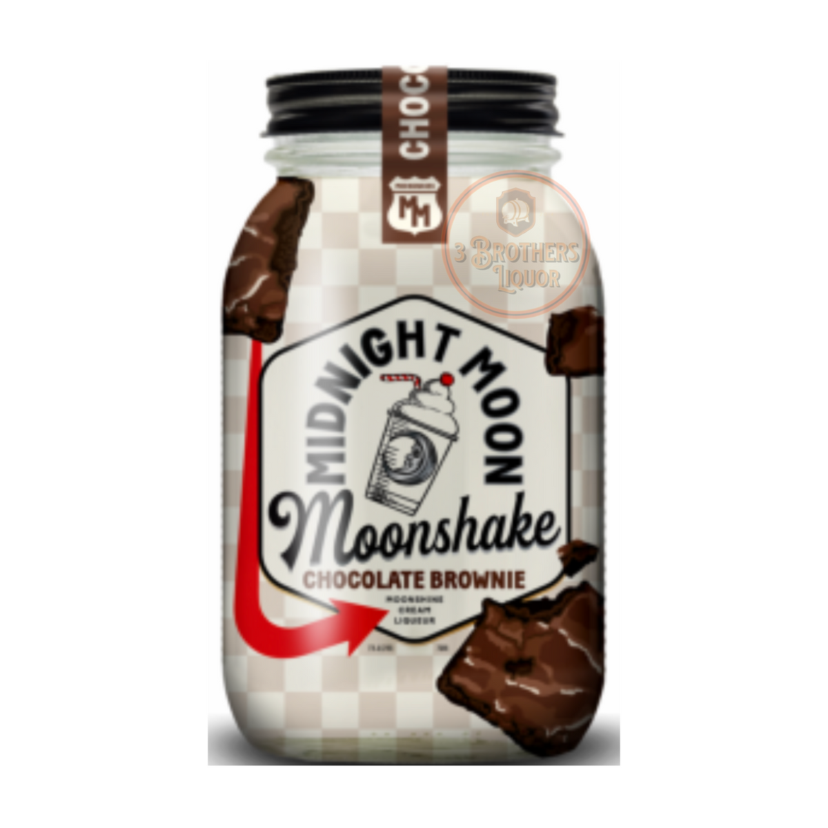 Midnight MoonShakes Chocolate Brownie Flavored Moonshine Liqueur ...