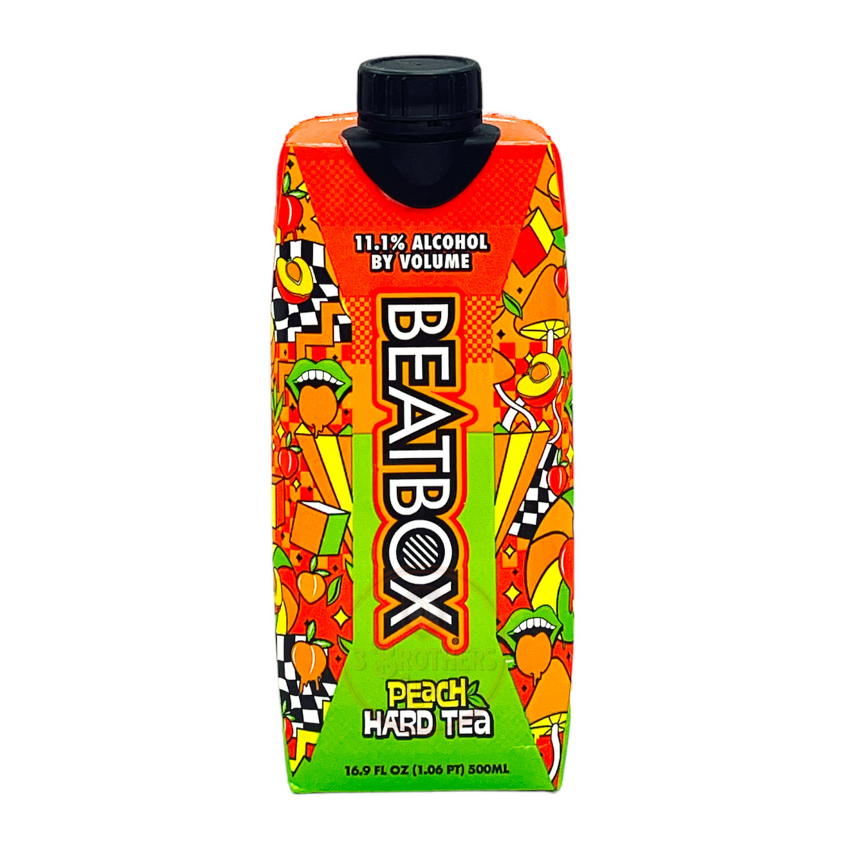 Beatbox Peach Hard Tea Malt Beverage Cocktail (500ML) – 3brothersliquor