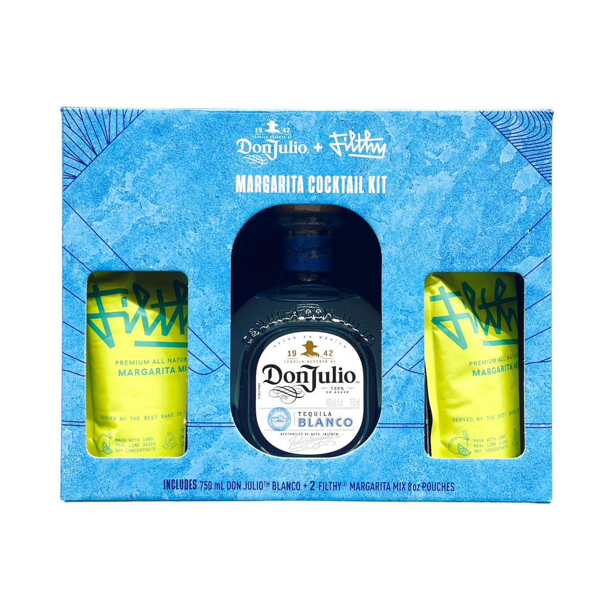 Don Julio Blanco Tequila Margarita Cocktail Kit W/ 2 Filthy Margarita ...