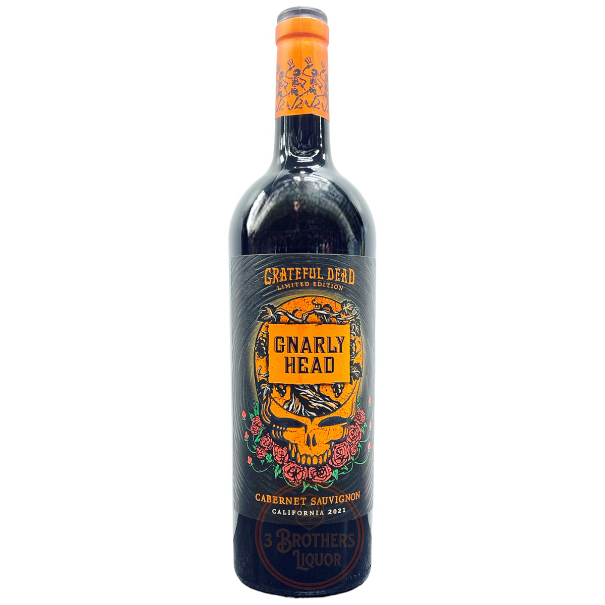Grateful Dead Gnarly Head Cabernet Sauvignon California 2021 Red Wine ...