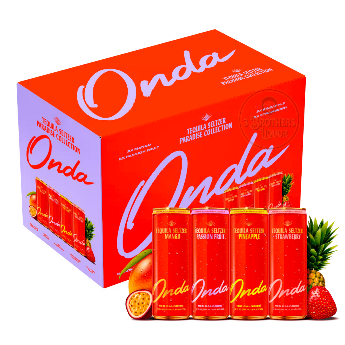 Onda Paradise Collection Tequila Seltzer RTD Variety By Shay Mitchell ...