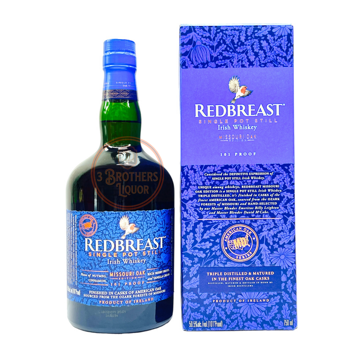 Redbreast Single Pot Still Missouri Oak Edition Irish Whiskey 101 Proo ...