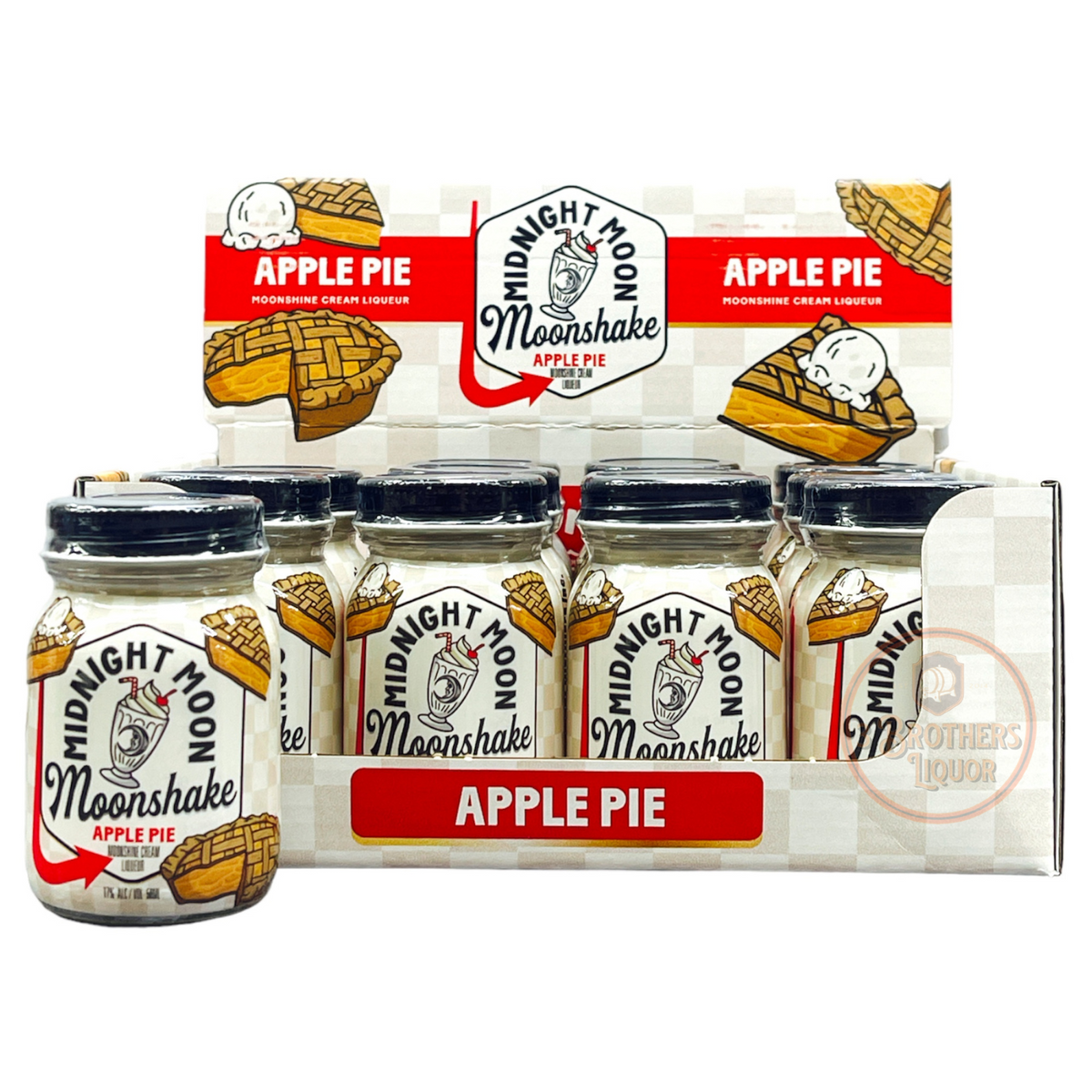 Midnight MoonShakes Apple Pie Moonshine Mini Shots (12 Of 50ML ...