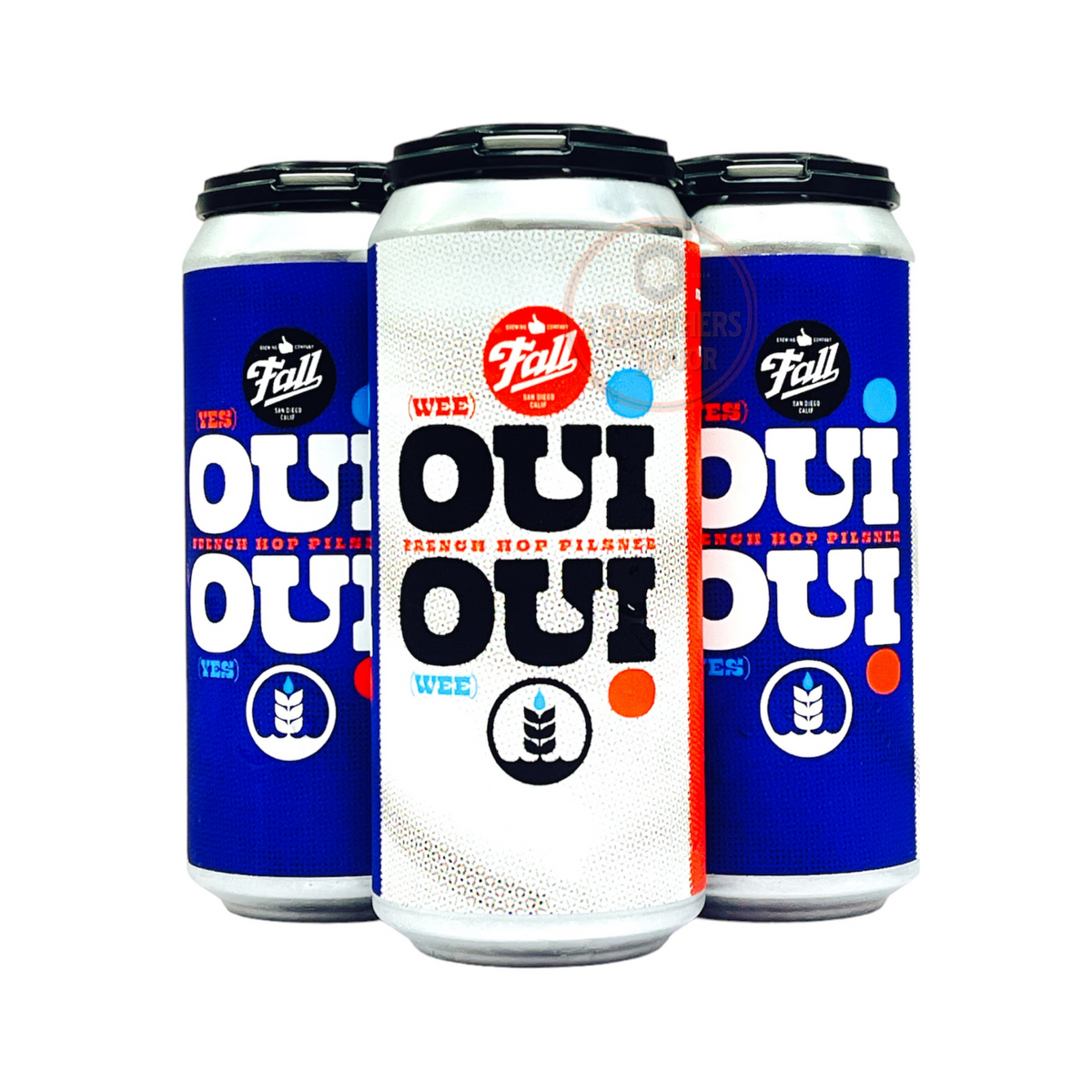 Fall Brewing Oui Oui French Hop Pilsner 4Pk Cans – 3brothersliquor