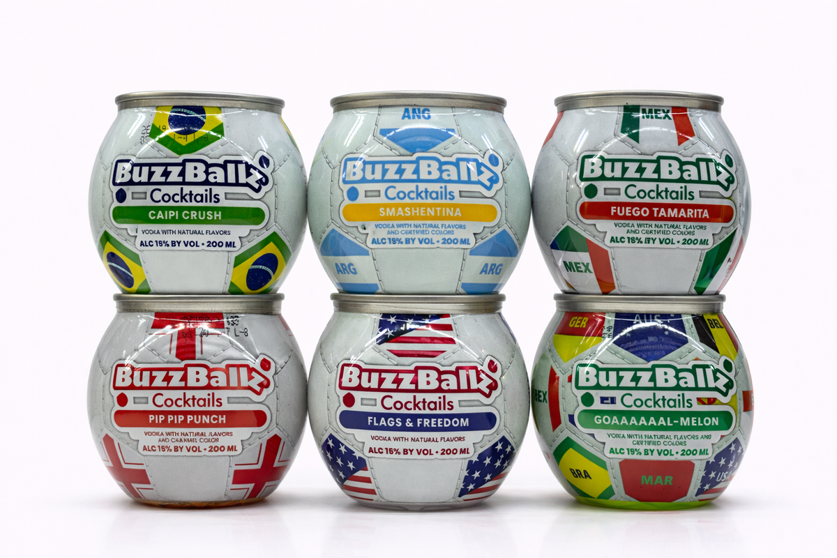 BuzzBallz Cocktails FIFA World Cup 2026 Edition 6-Pack | Limited ...