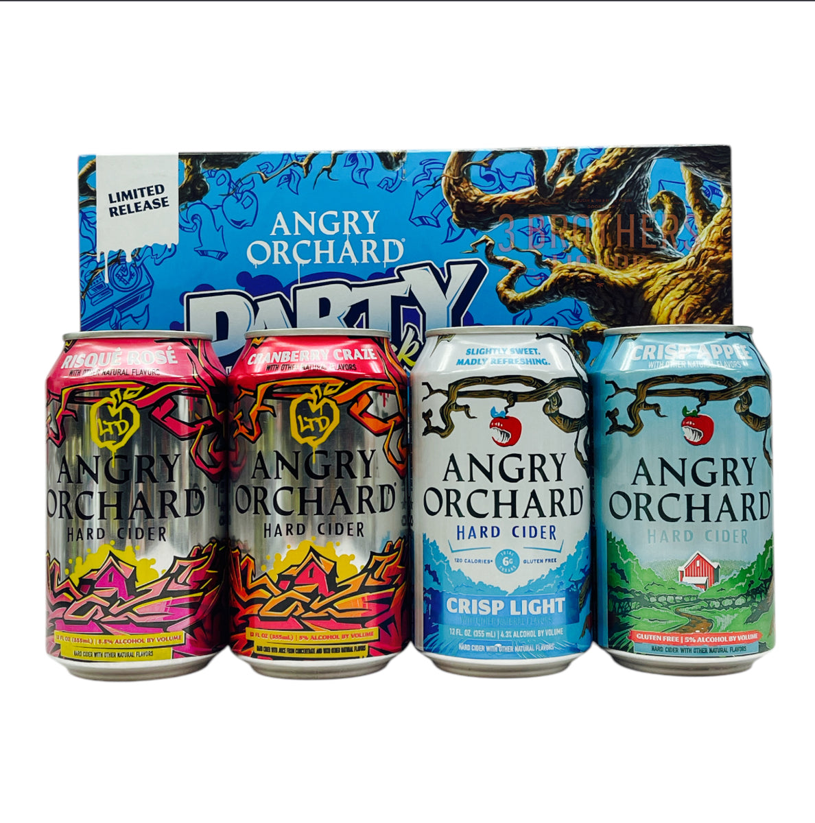 Angry Orchard Hard Cider 12 Pack Cans Party Pack (Limited Edition Wint ...