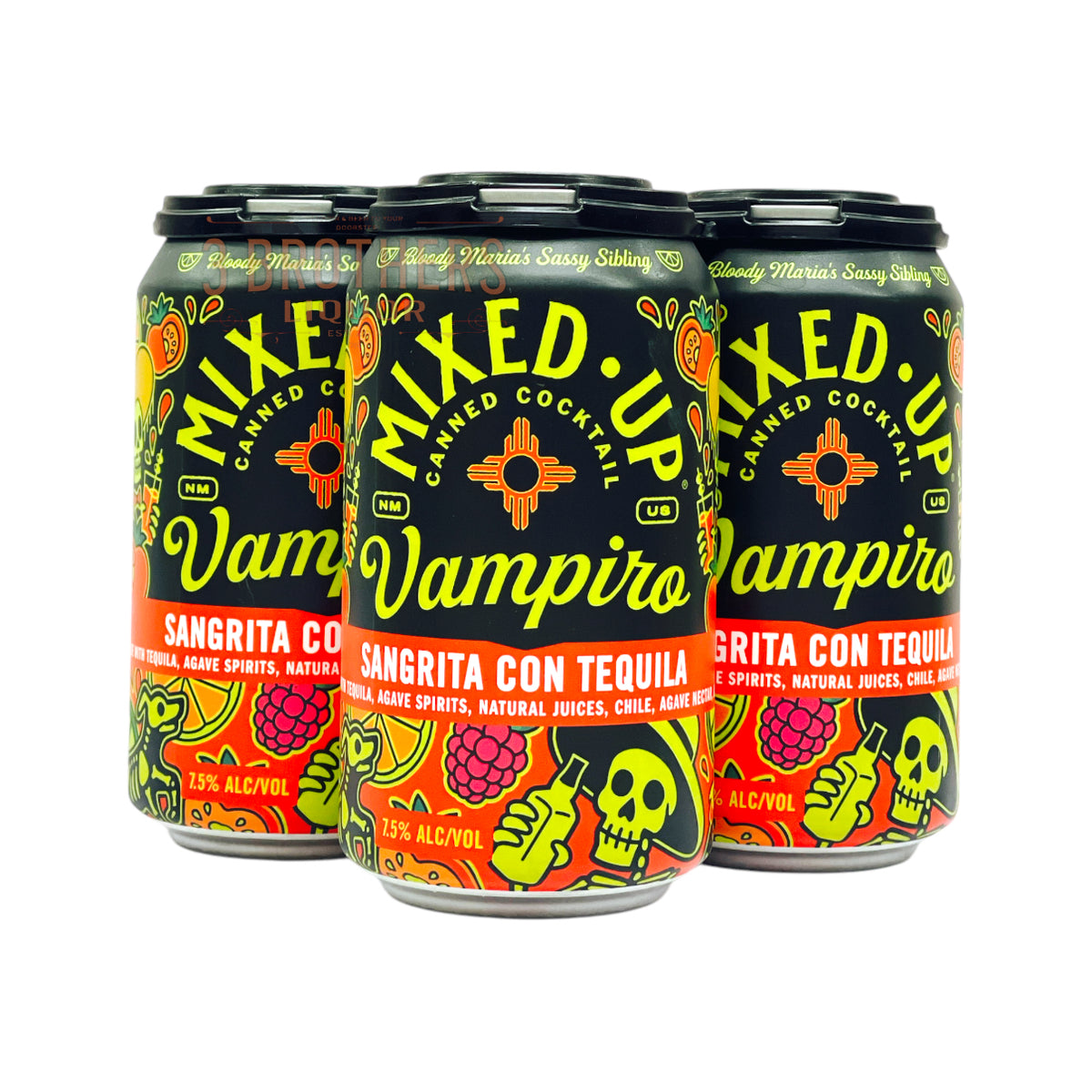 Mixed Up Vampiro Sangrita Con Tequila Ready To Drink 4 Pack Cocktail C ...