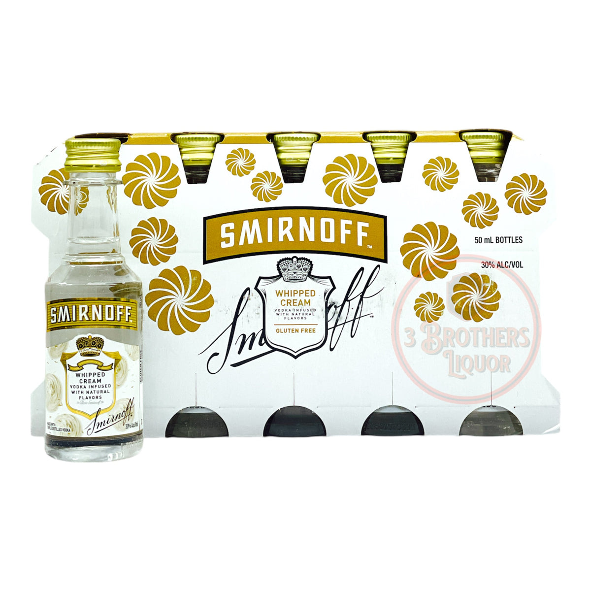 Smirnoff Whipped Cream Flavored Vodka Mini Shots (10 Of 50ML ...