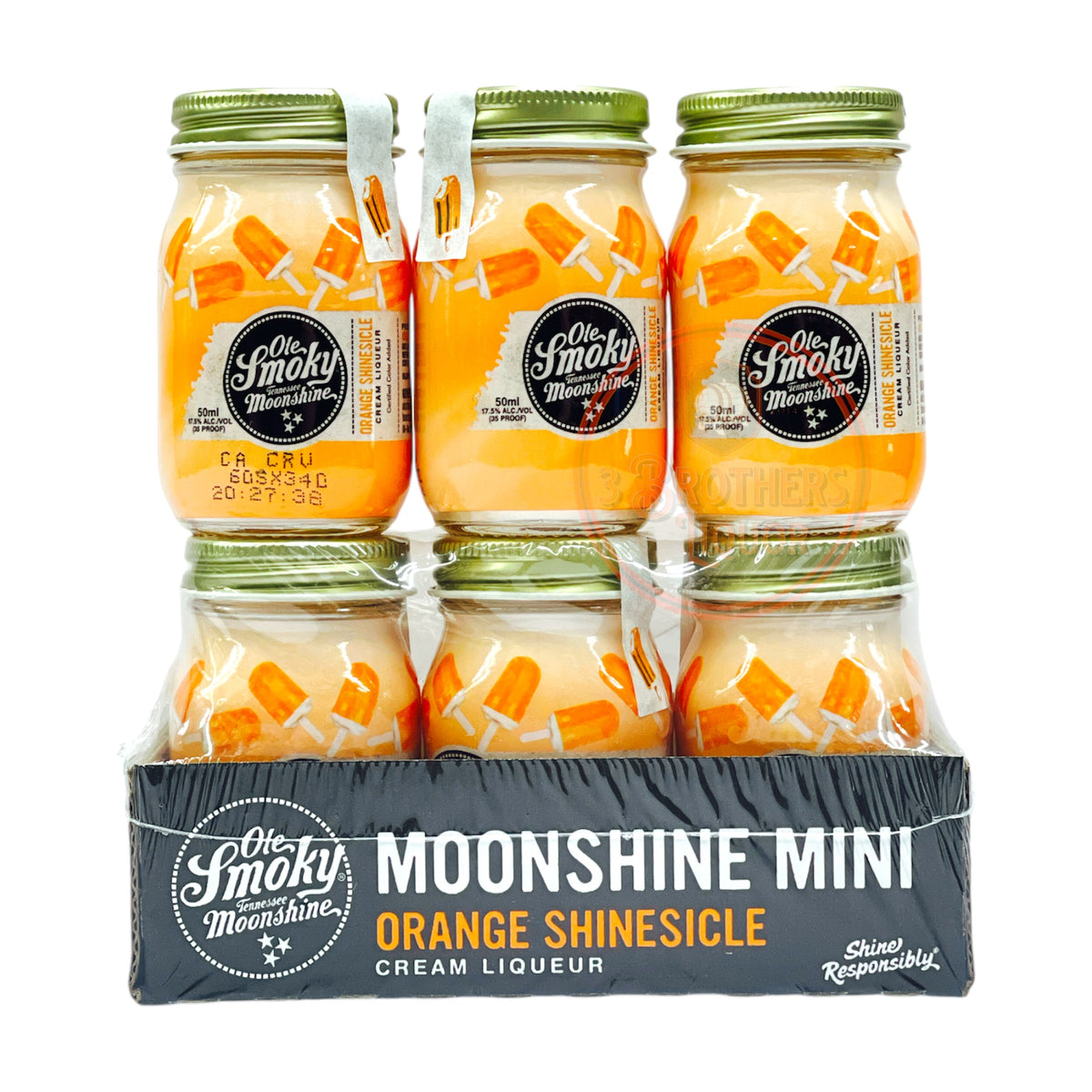 Ole Smoky Orange Cream Pop Creamsickle Moonshines Mini Shots (6 of 50M ...